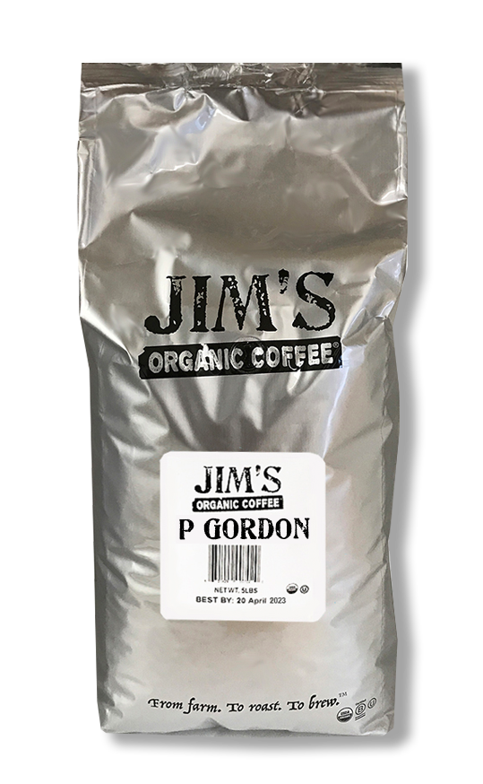 P. Gordon Special House Blend – Jim's Organic Coffee