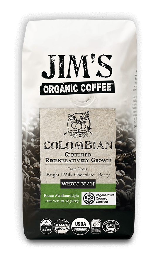 Colombian Certified Regeneratively Grown – Jim's Organic Coffee