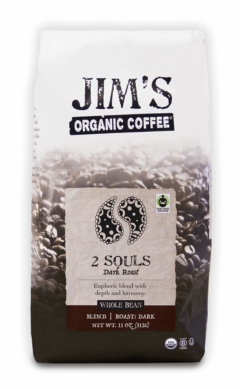 2 Souls Dark Roast – Jim's Organic Coffee